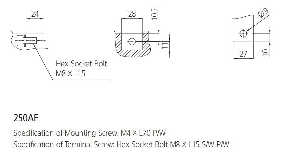 قیمت کلید اتوماتیک،کمپکت 250 آمپر،قابل تنظیم حرارتی-ثابت مغناطیسی ...