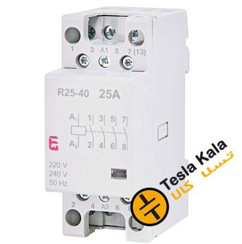 قیمت کنتاکتور تکفاز ( دو پل ) 25 آمپر برند JBH، ولتاژ کنترل 220VAC مدل JRCT ( هر پل 7 آمپر ...