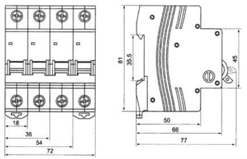 قیمت کلید مینیاتوری پارس فانال 1 پل 40 آمپر 6 کیلو آمپر PFN-61-C40 - تسلا کالا